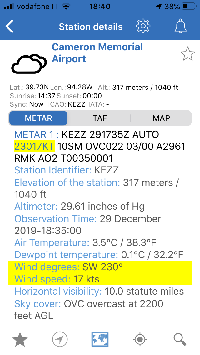NOAA Aviation Live Sky Weather Premium - Bisenews
